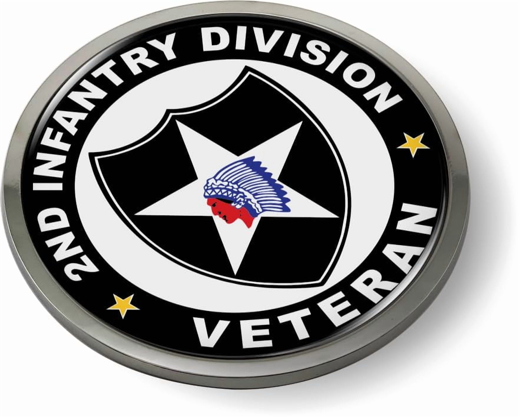 BestLicensePlateFrames - US Army 2nd Infantry Division Veteran (2ID) 3D ...