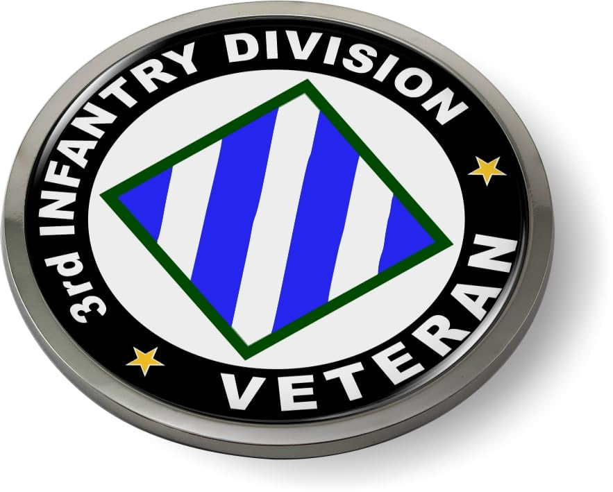 BestLicensePlateFrames - US Army 3rd Infantry Division Veteran (3ID) 3D ...