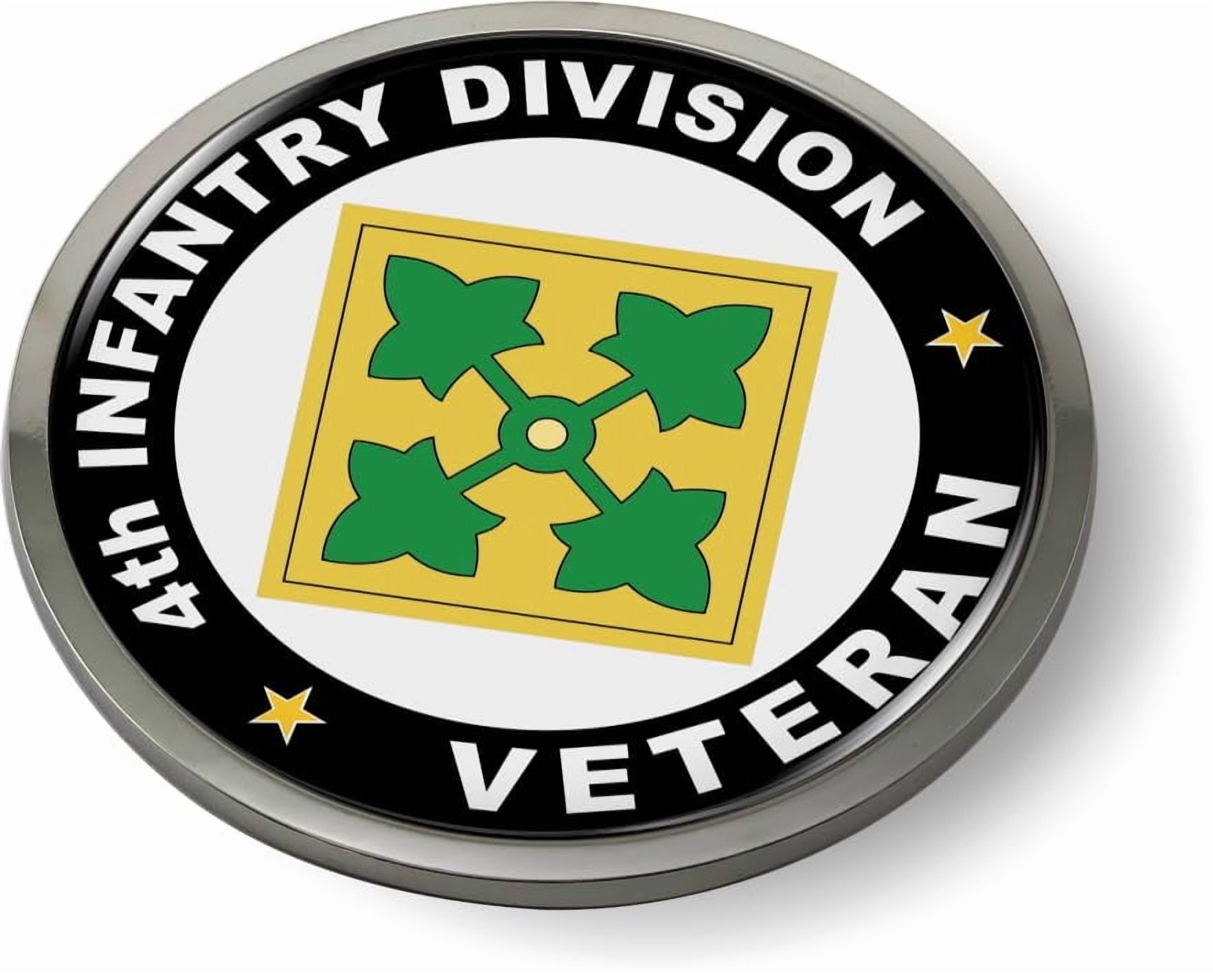 [Officially Licensed US Army Product] - 4th Infantry Division 3D Domed ...
