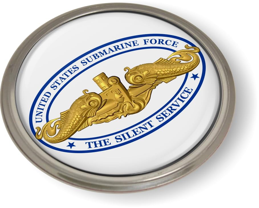 BestLicensePlateFrames - US Navy Submarine Force - Silent Service Gold ...