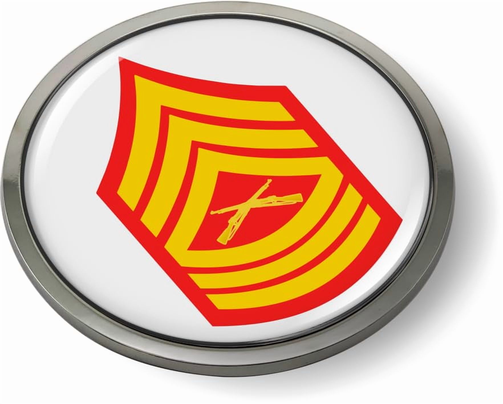 BestLicensePlateFrames - USMC Rank, Insignia Enlisted Marine 3D Domed ...