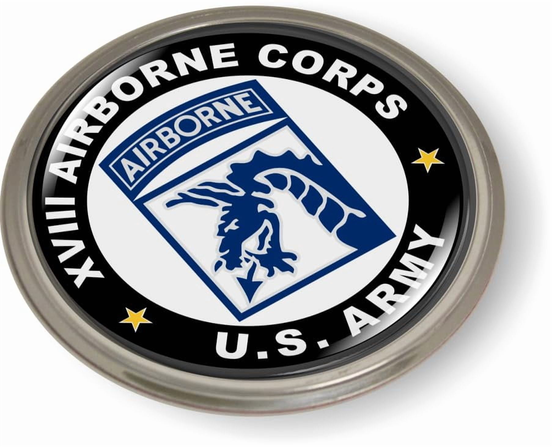 [Officially Licensed US Army Product] - Airborne Corps 3D Domed CAR ...