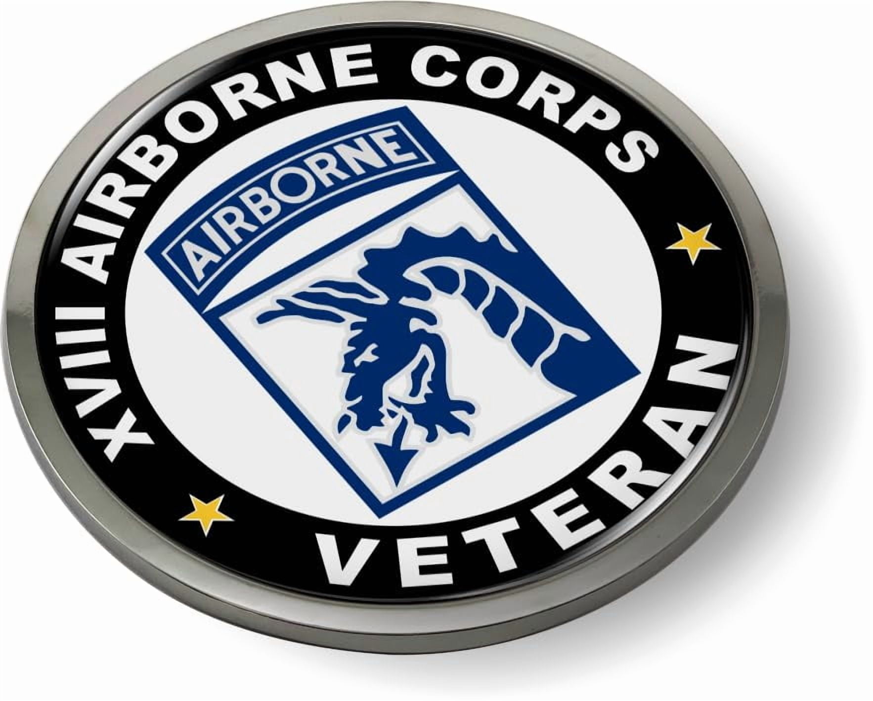 [Officially Licensed US Army Product] - Airborne Corps 3D Domed CAR ...