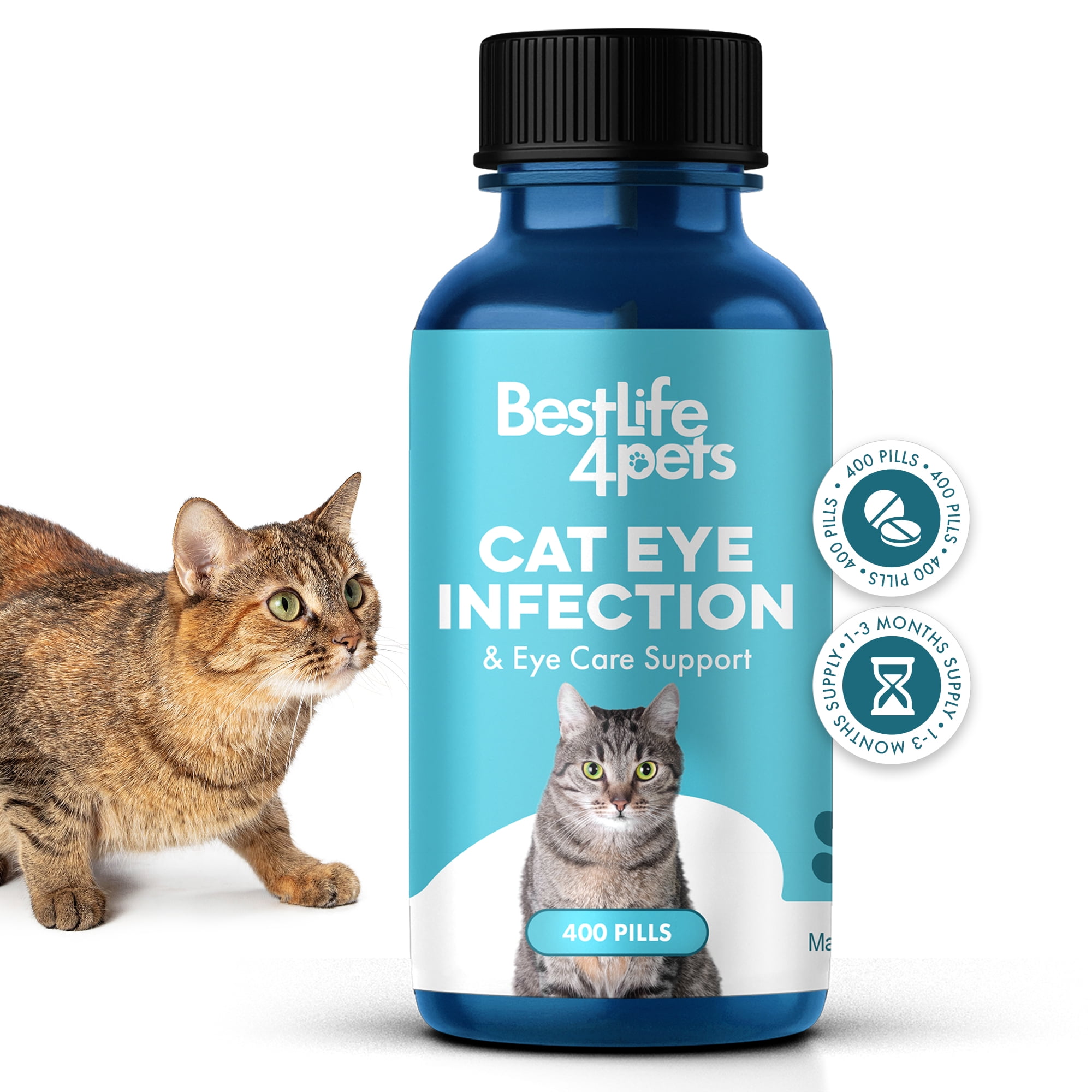 BestLife4Pets Cat Eye Infection Support Holistic Vision Care for Cats ...
