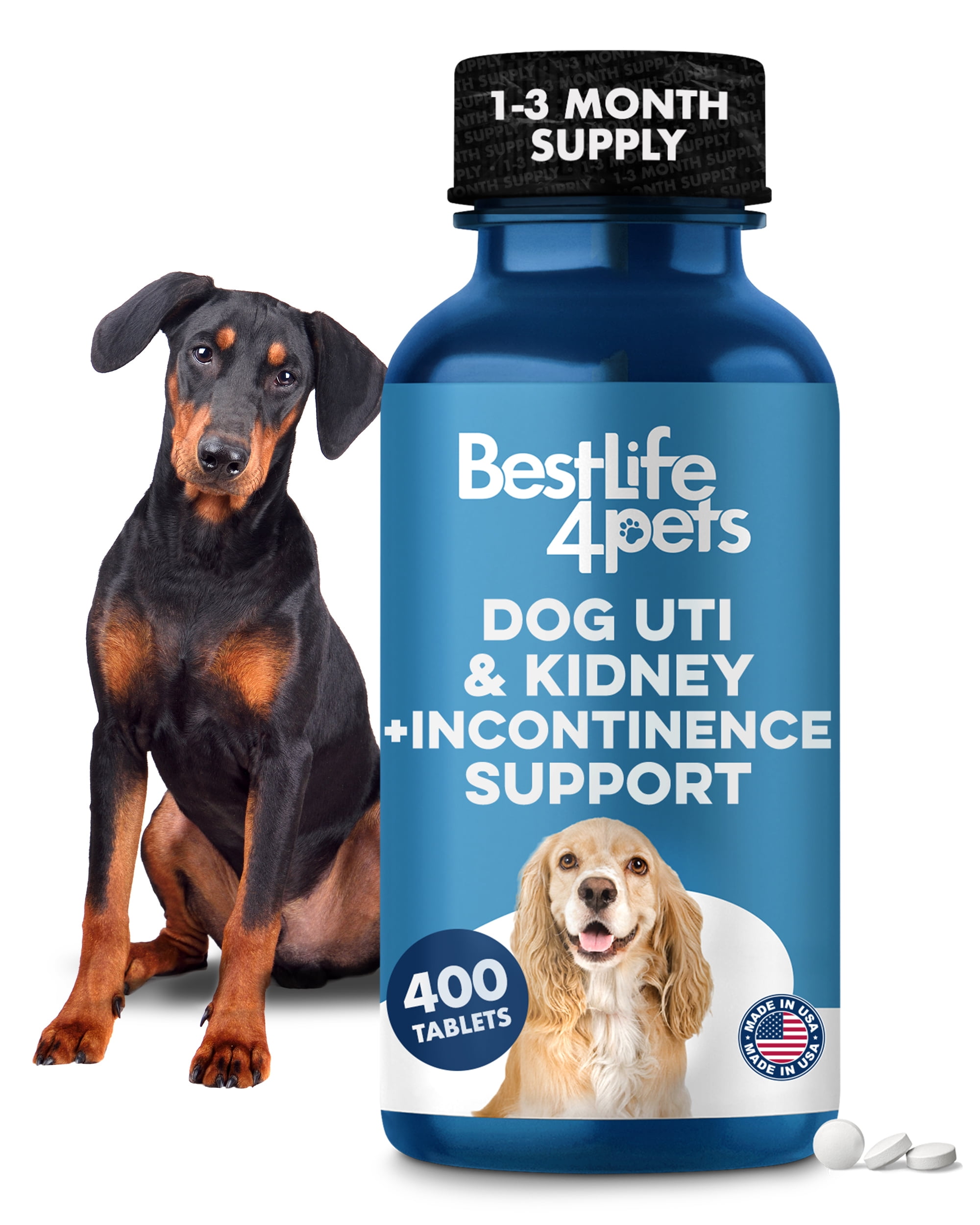 BestLife4Pets Dog UTI & Kidney Support - Natural Urinary Tract ...