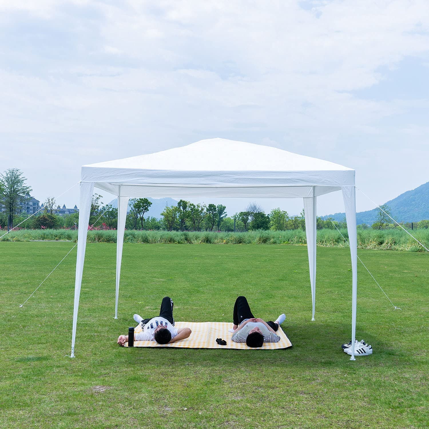 BestMassage 10' x 10' White Event Outdoor Canopy - Walmart.com