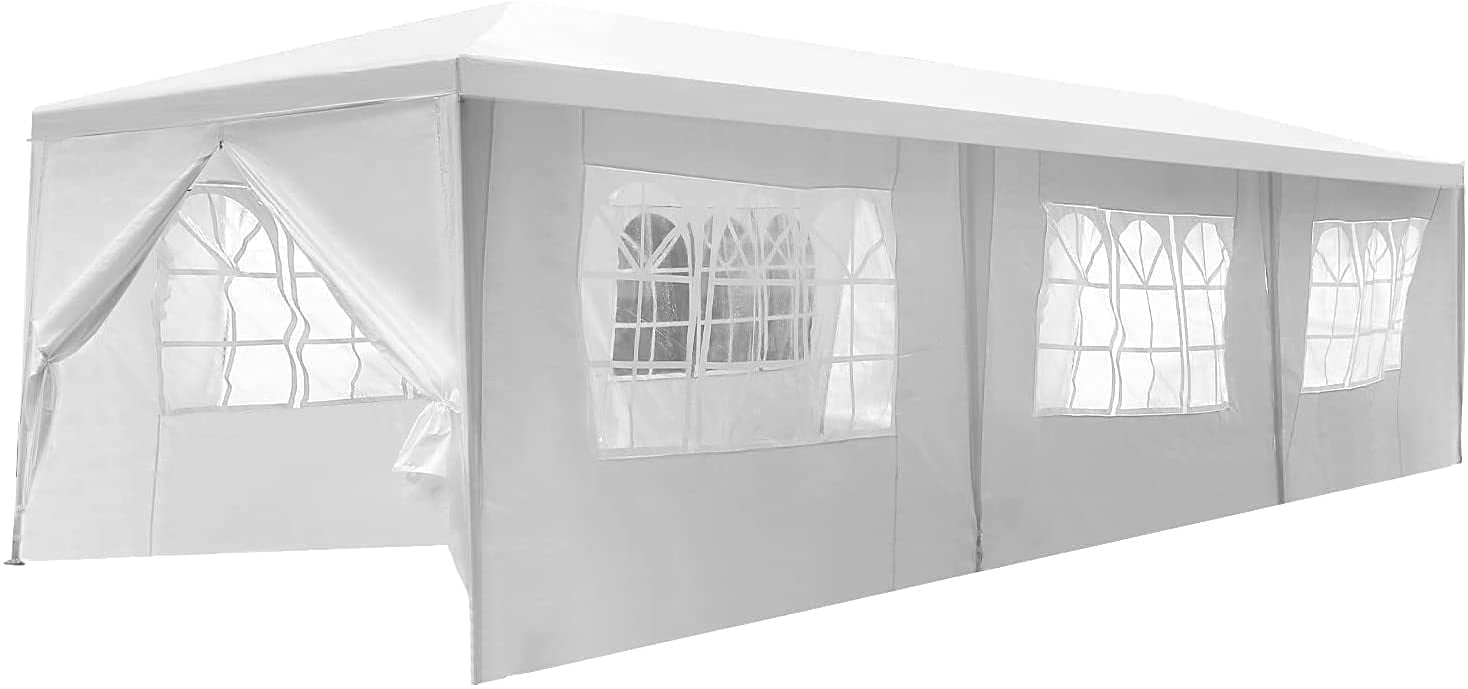 BestMassage Heavy Duty Party Tent, 30' x 10' Waterproof Canopy for ...