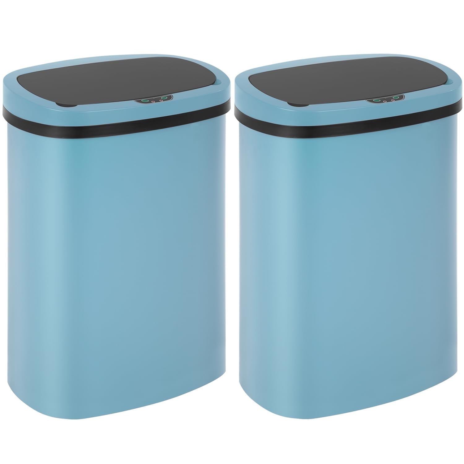 BestOffice 13 Gallon Plastic Touchless Trash Can with Motion Sensor for ...