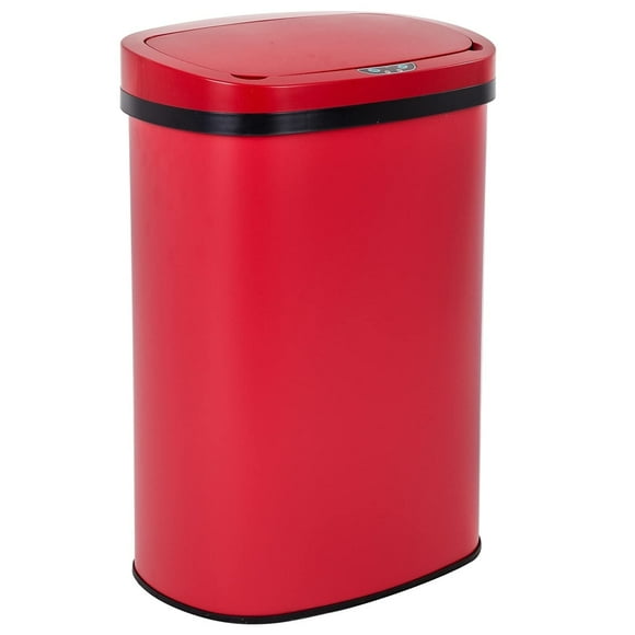 Red Trash Can