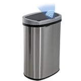 BestOffice 13 Gallon Stainless Steel Kitchen Trash Can, Motion Sensor ...