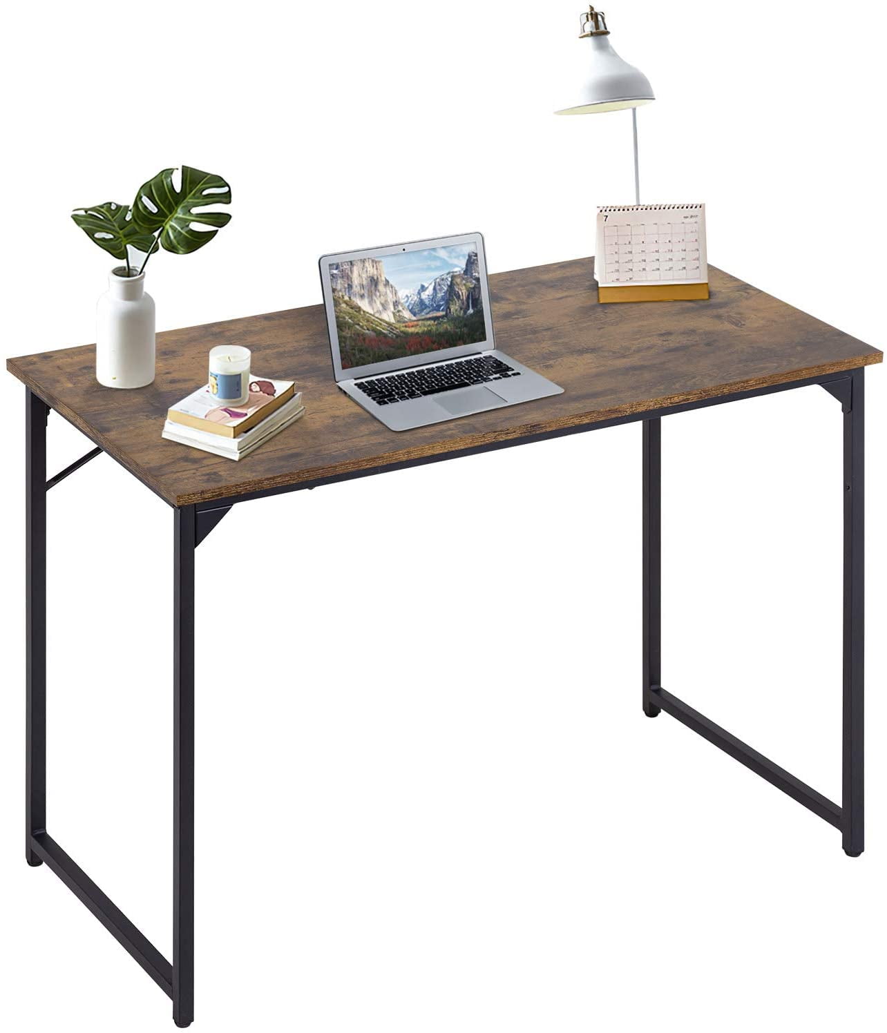 BestOffice Sleek 39.4 inches Computer Desk, Modern Simple Style PC Desk ...