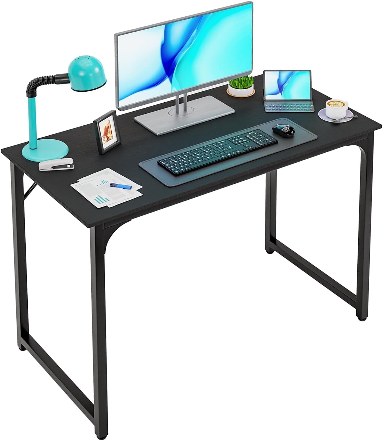 BestOffice 39 inch Computer Desk Modern Writing Desk, Simple Study ...