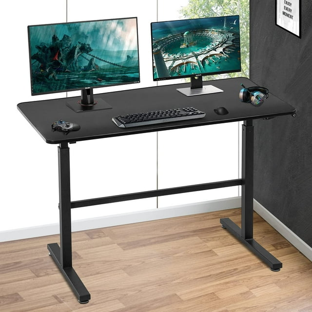 "BestOffice Black Stand Up Adjustable Standing Desk, 47"" Home Office ...