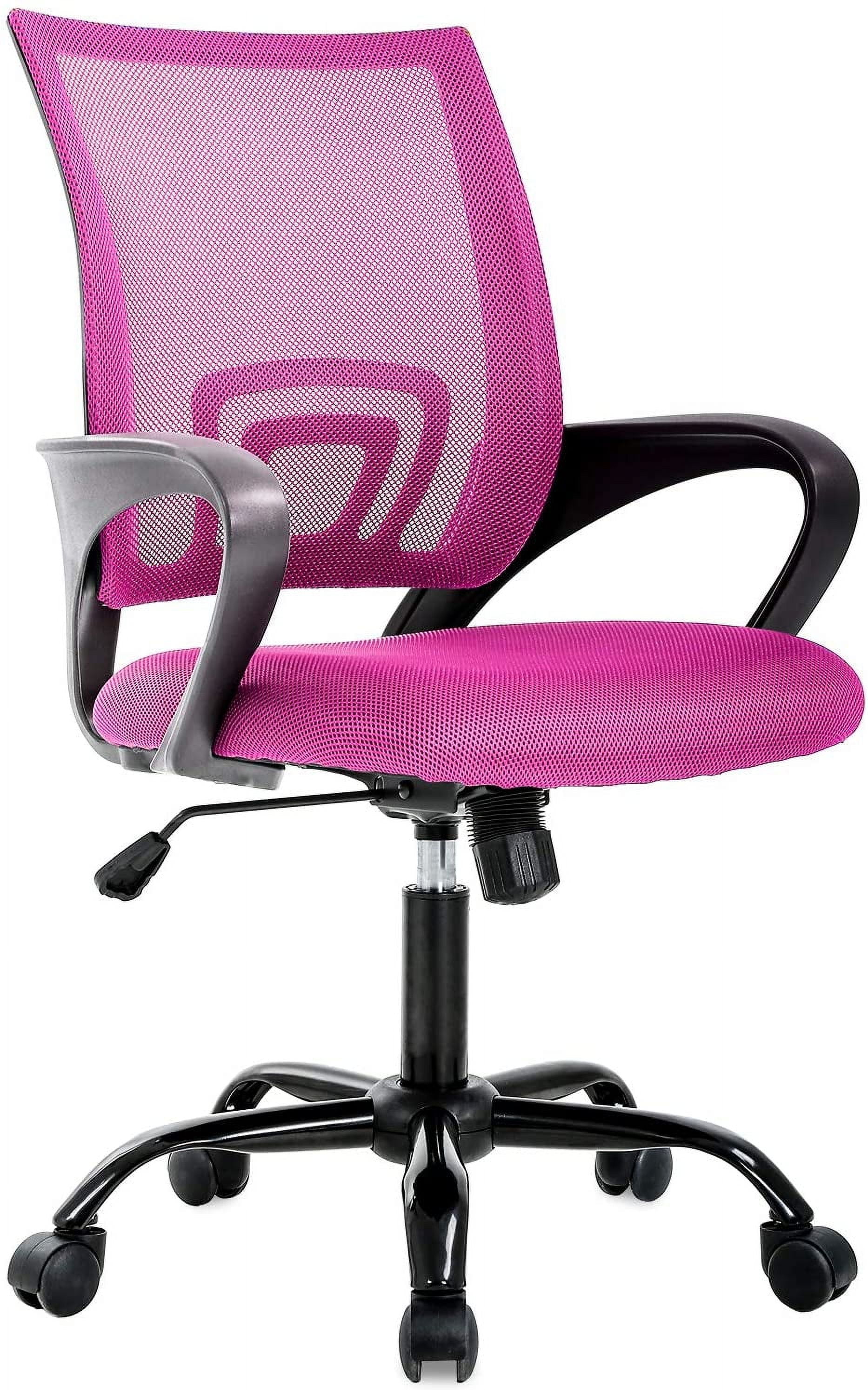 BestOffice, Ergonomic Office Chair, Lumbar Support, Pink - Walmart.com