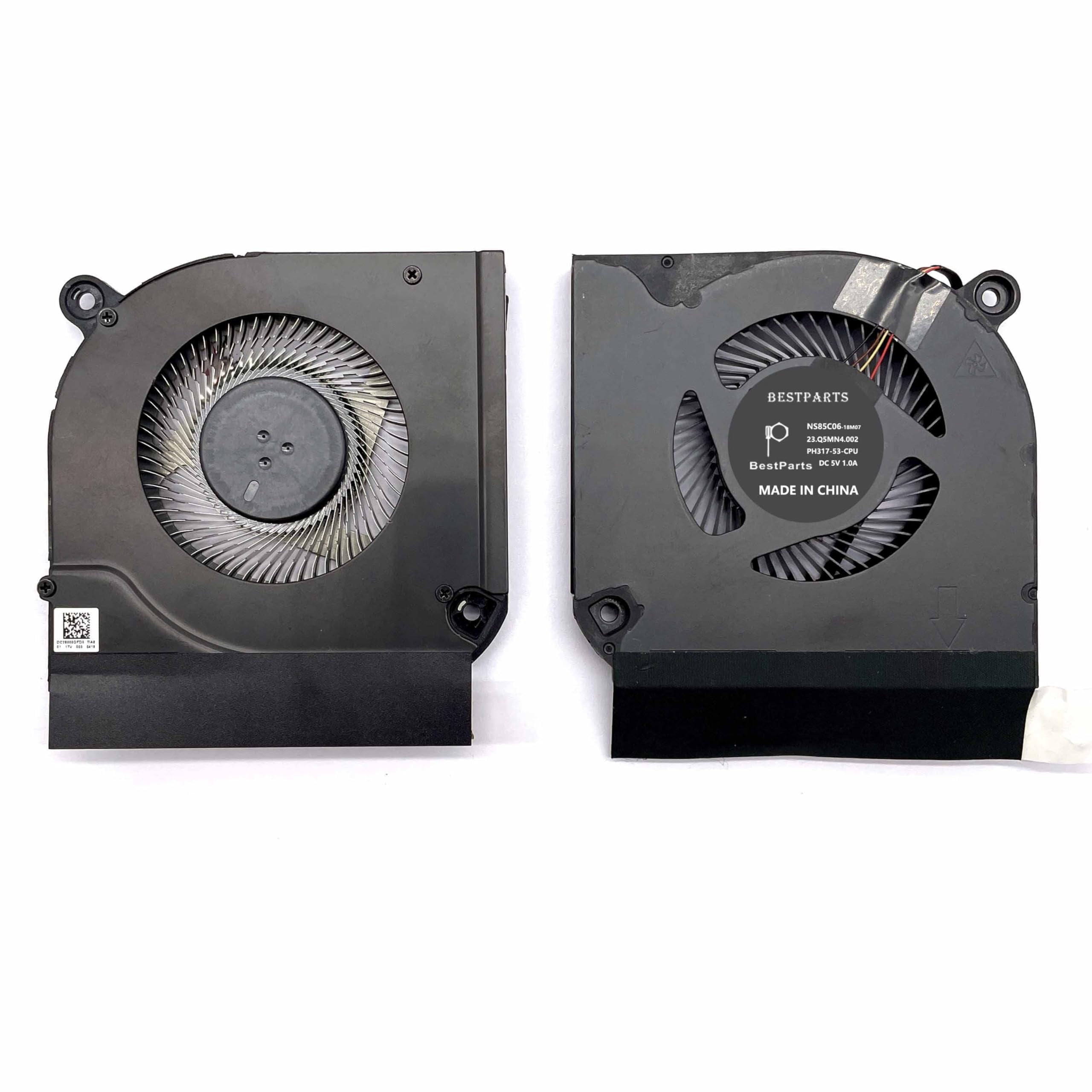 BestParts CPU+GPU Metal Blade KEF16 Cooling Fan Replacement Predator ...