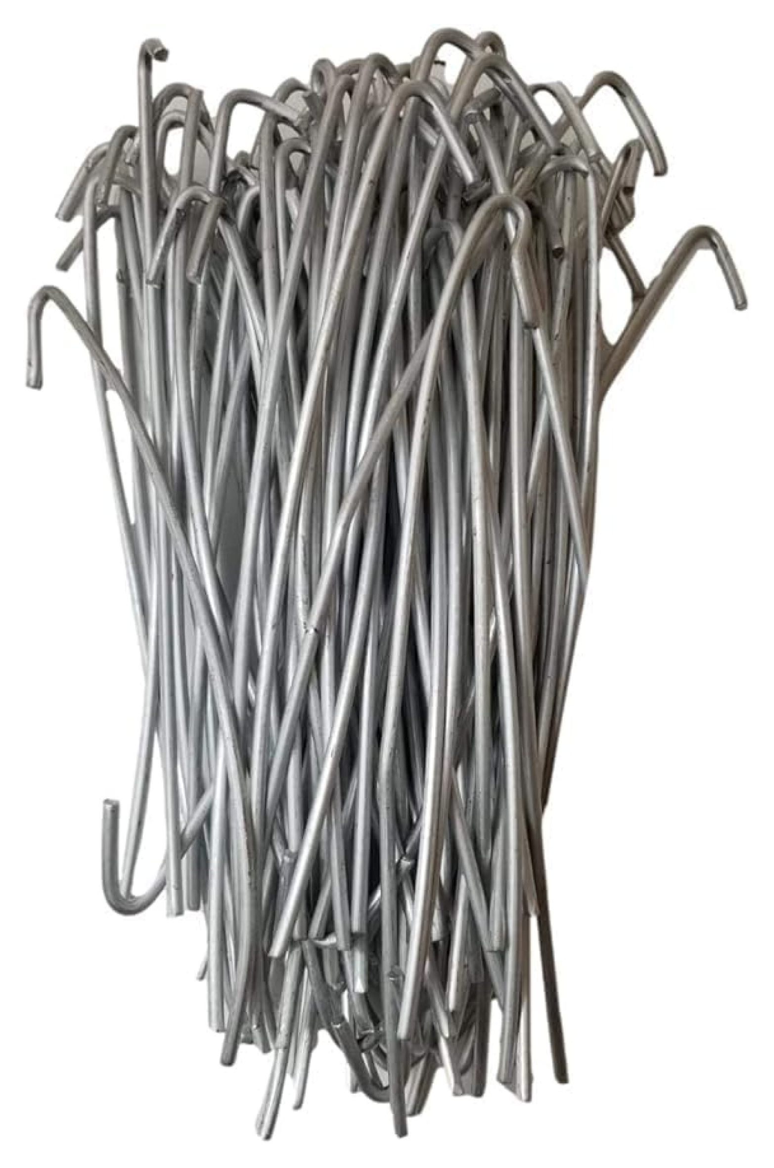 BestPro 8-1/4" 100-Pack Heavy Duty Aluminum Wire Ties for Chain Fence ...