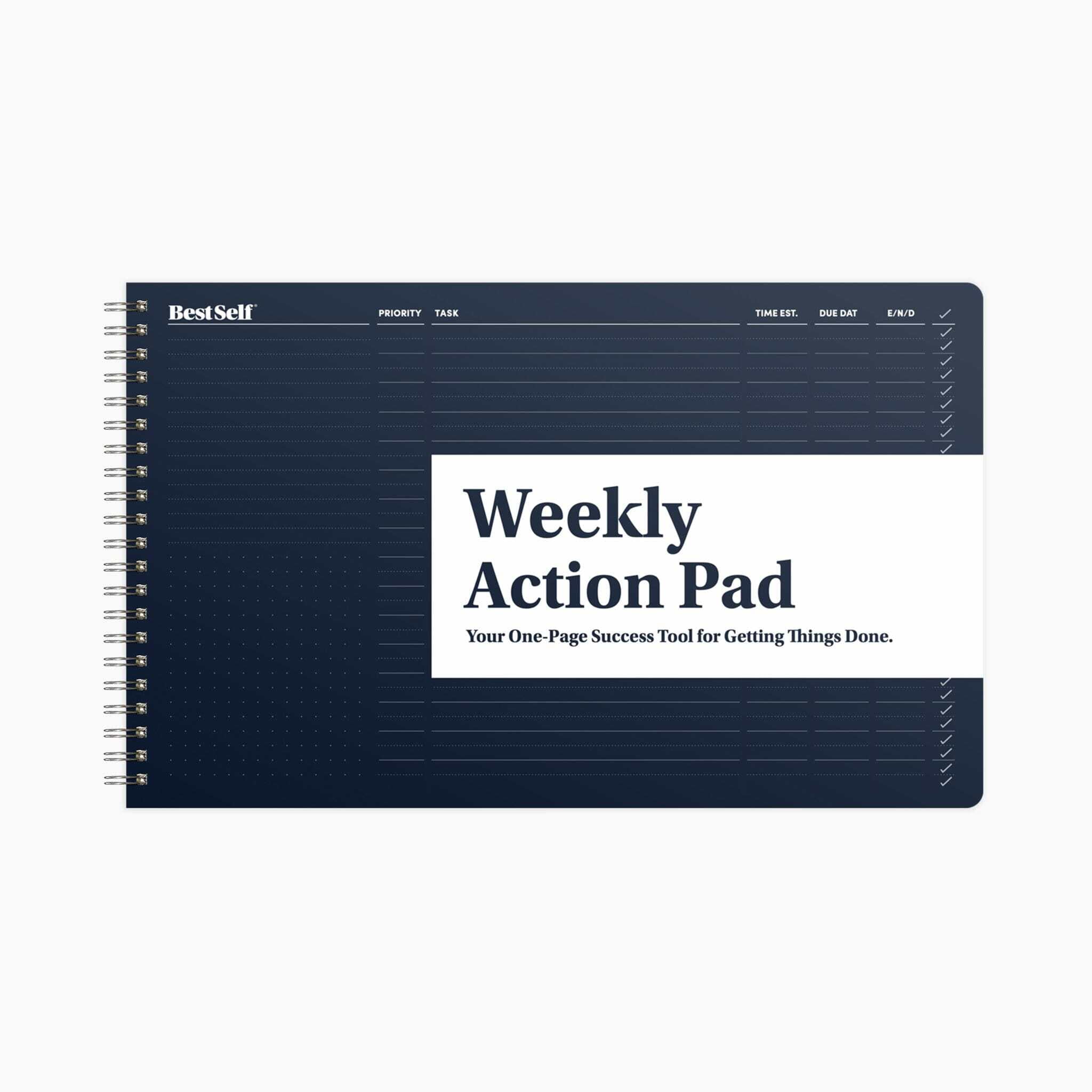 BestSelf Co. Weekly Action Pad - Walmart.com