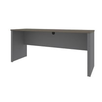 Bestar i3 Plus U Shape Computer Desk in Bark Gray - Walmart.com