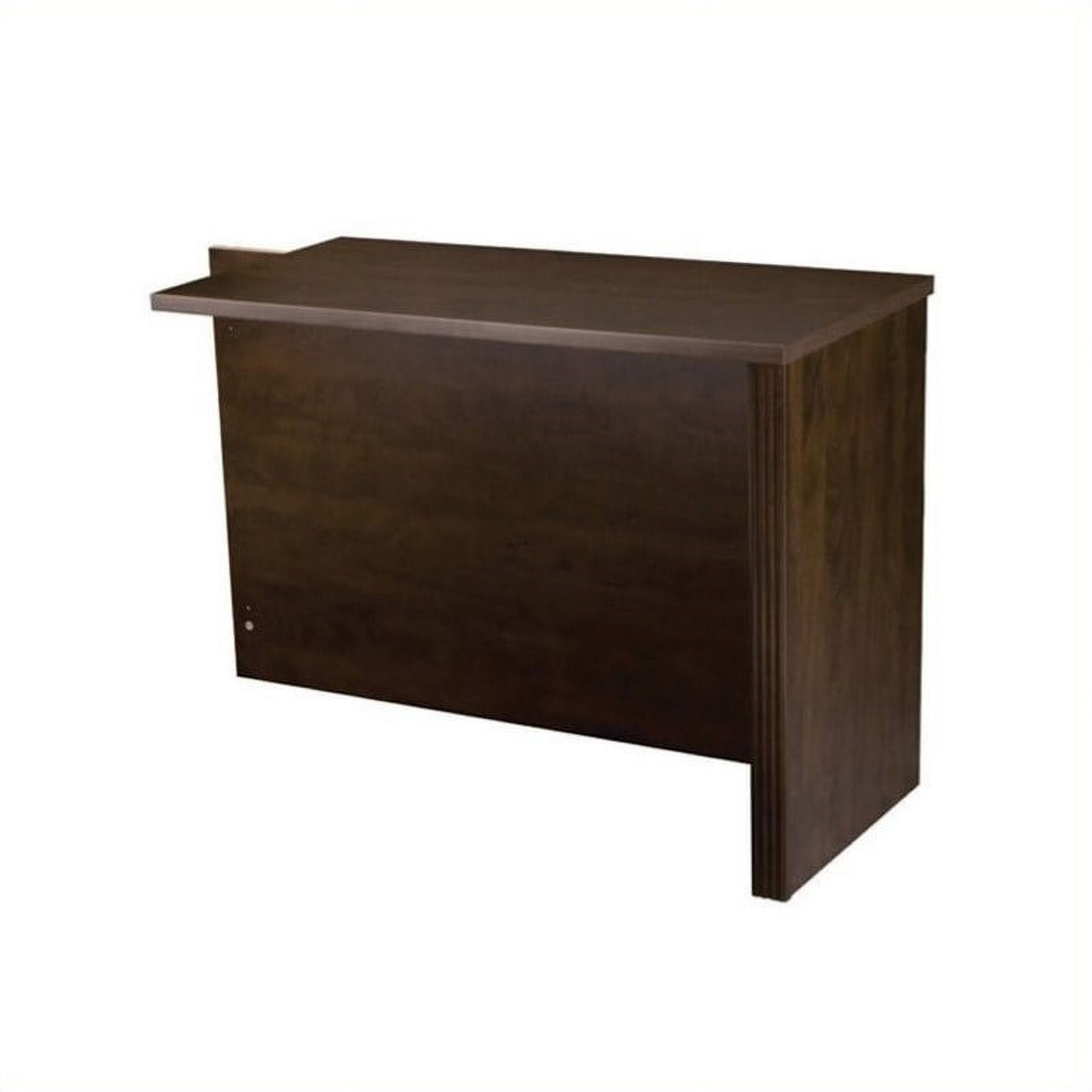 Bestar Prestige + Return Table in Chocolate - Walmart.com