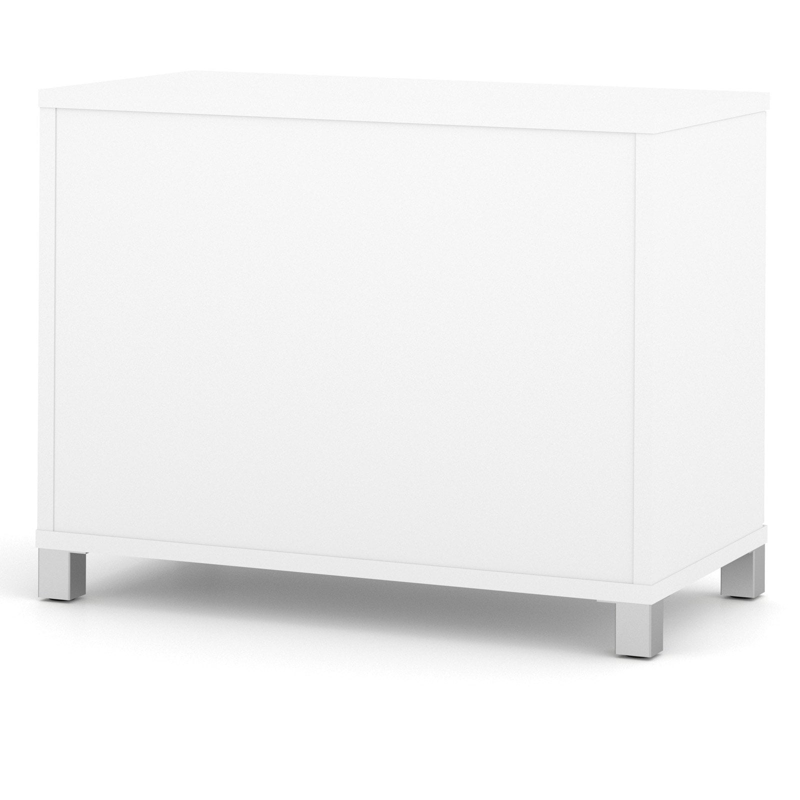 Bestar Pro-Linea 2-Door Storage Unit, White - Walmart.com