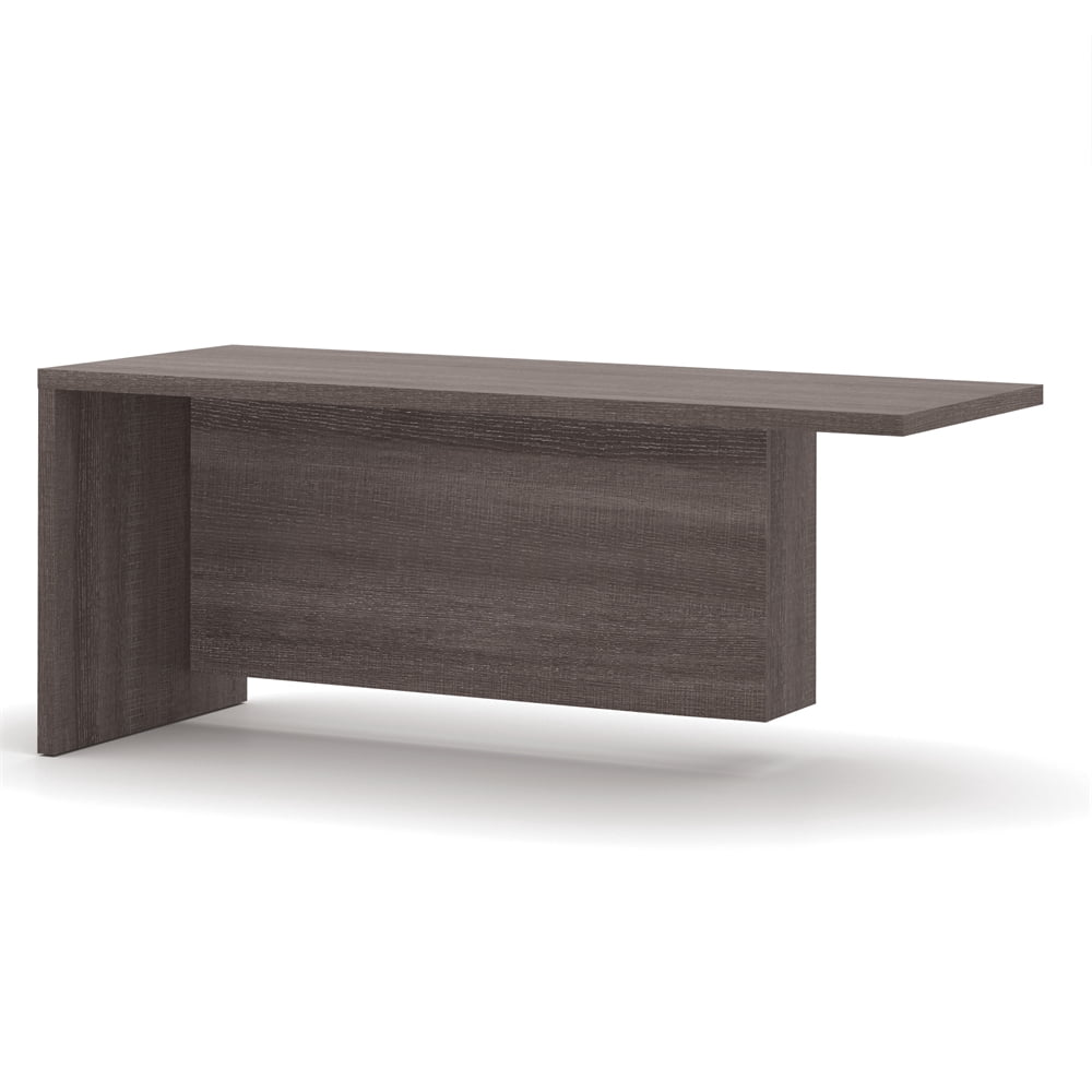 Bestar Pro-Linea Return Table in Bark Grey - Walmart.com