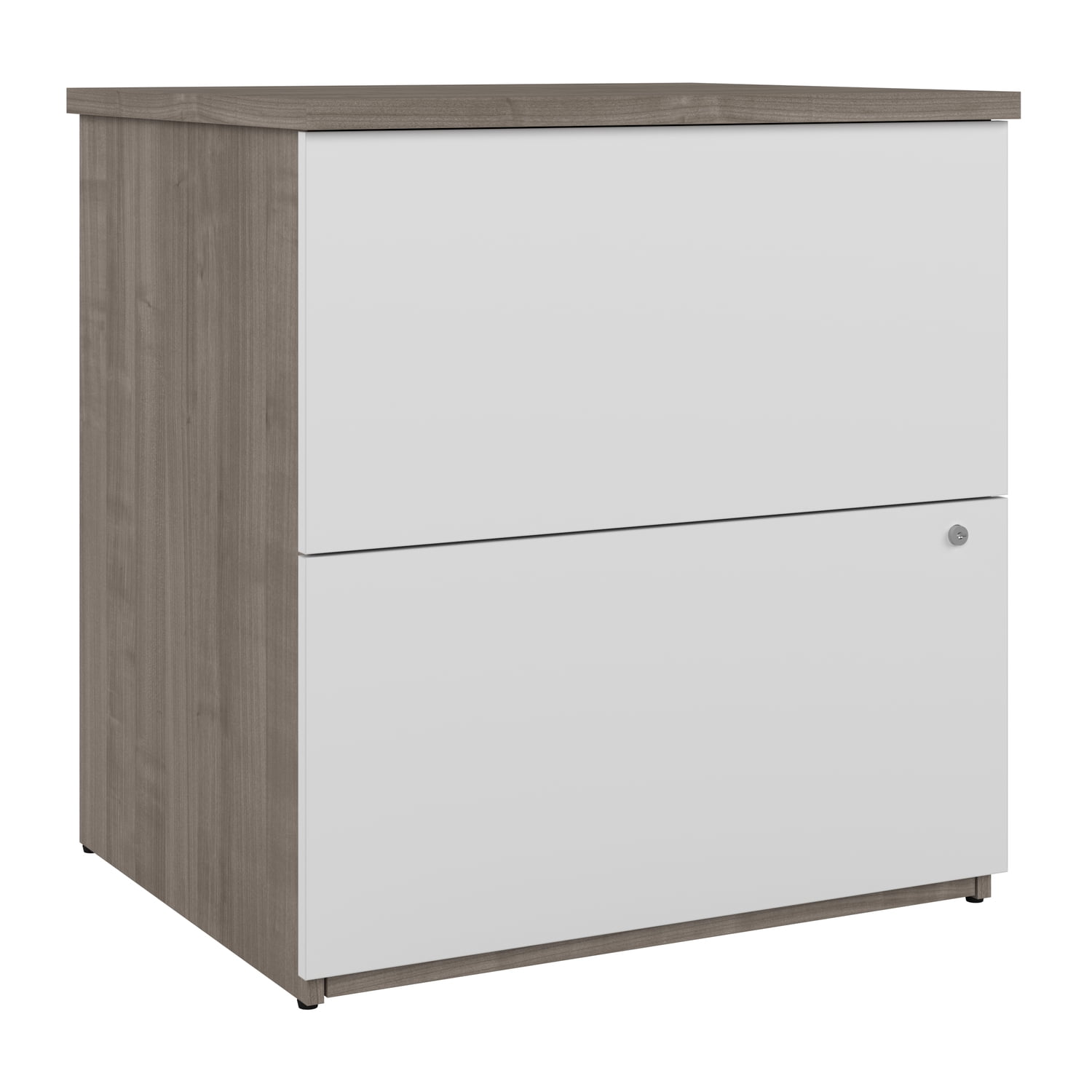 Bestar Ridgeley 2-Drawer Engineered Wood Lateral File Cabinet in Maple ...