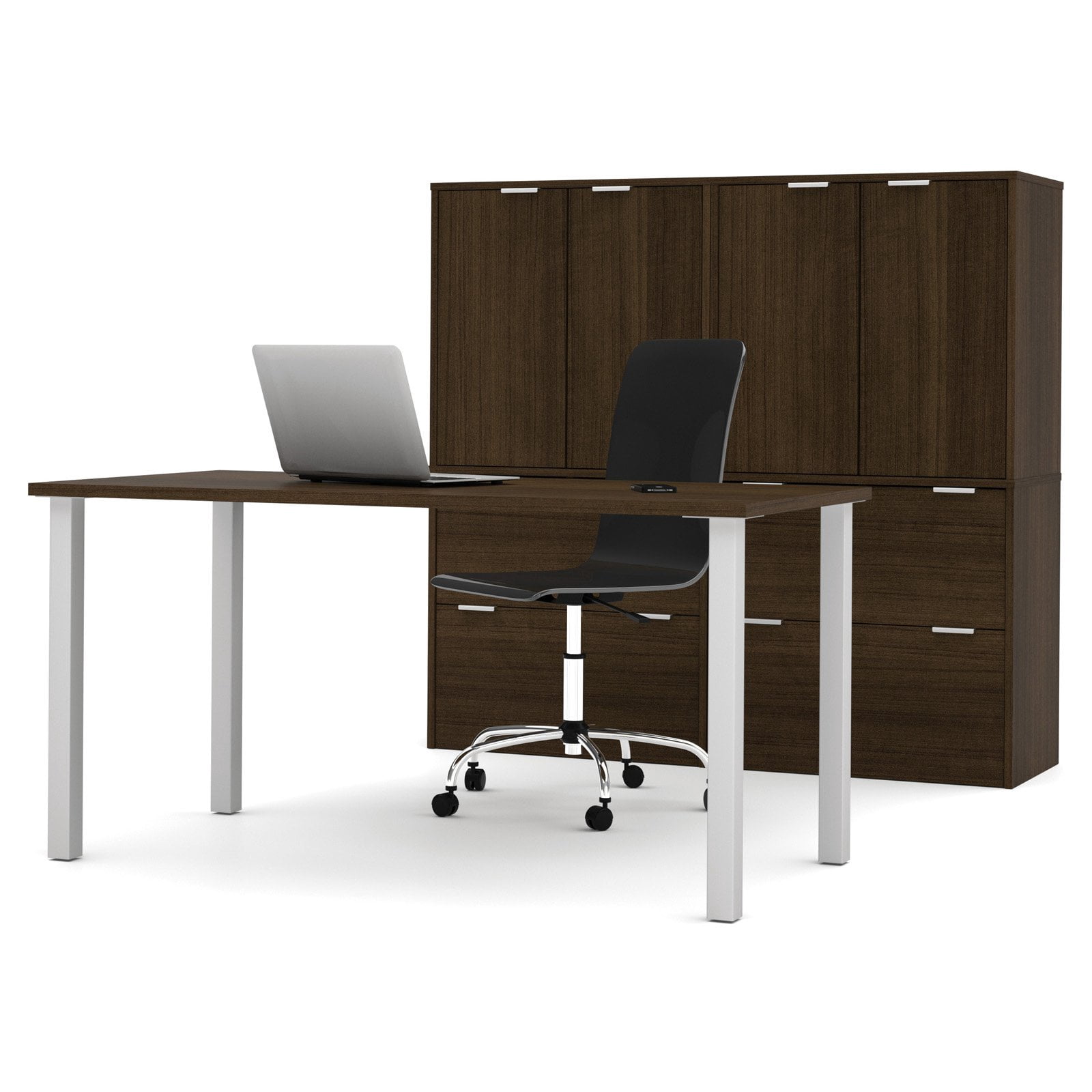 Bestar i3 Executive Kit with Storage Unit - Walmart.com