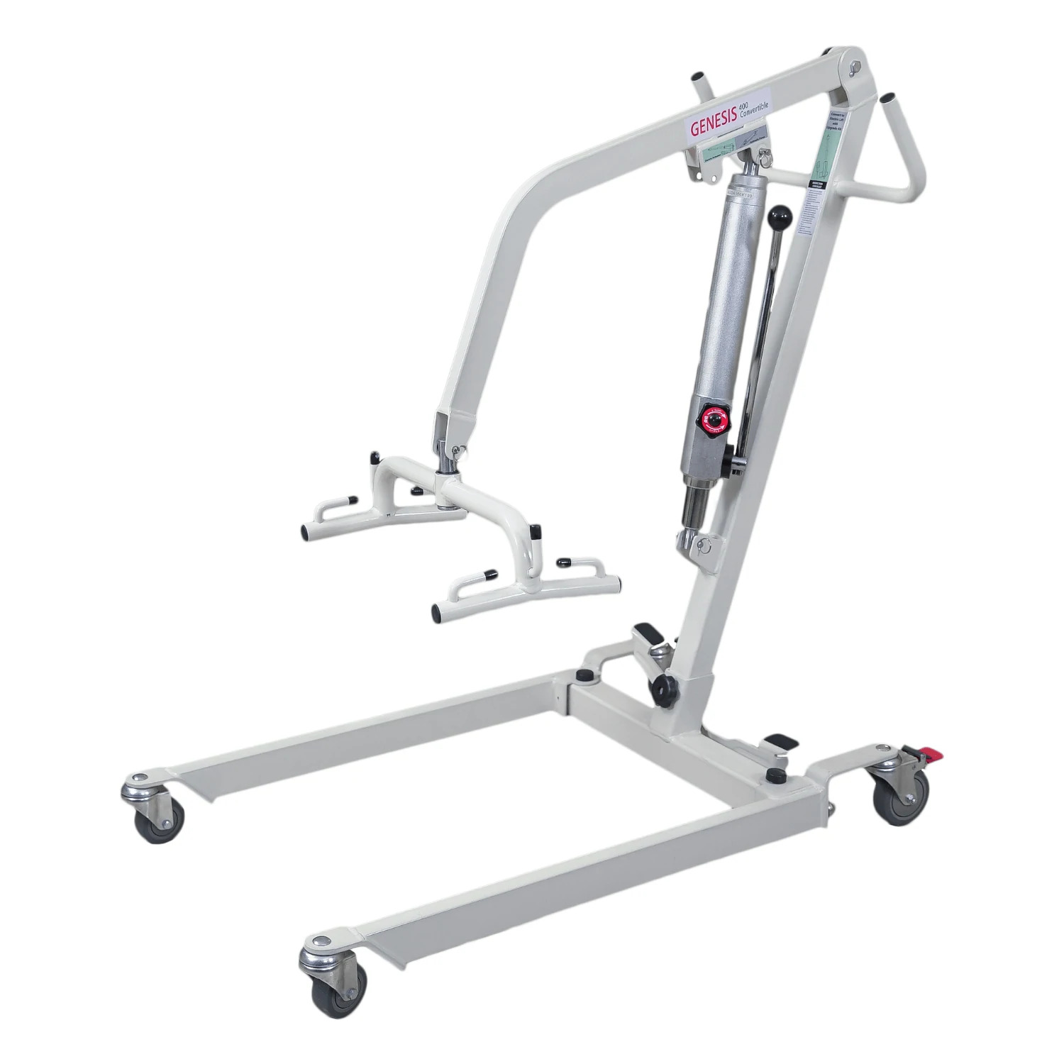 Invacare Lightweight Hydraulic Patient Lift, White, 450 lb. Weight ...