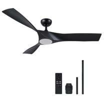 Bestco 52 inch Propeller Ceiling Fan with Light Remote Control 6 Fan ...