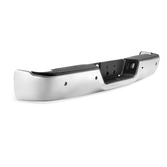 W/ Dual Exhaust & Sensor Holes For 2009-2018 Dodge Ram 1500 Chrome Rear ...