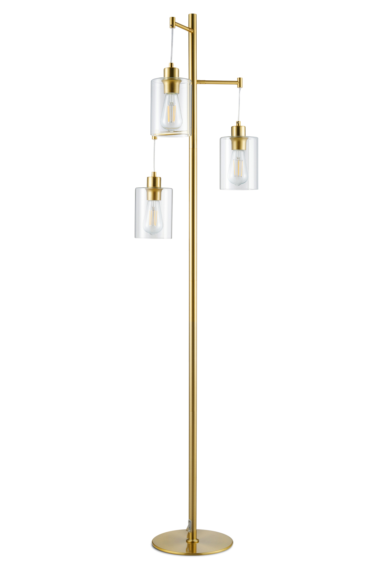 Bestco Floor Lamp for Living Room Bedroom 64" Tall Reading Light with 3 ...