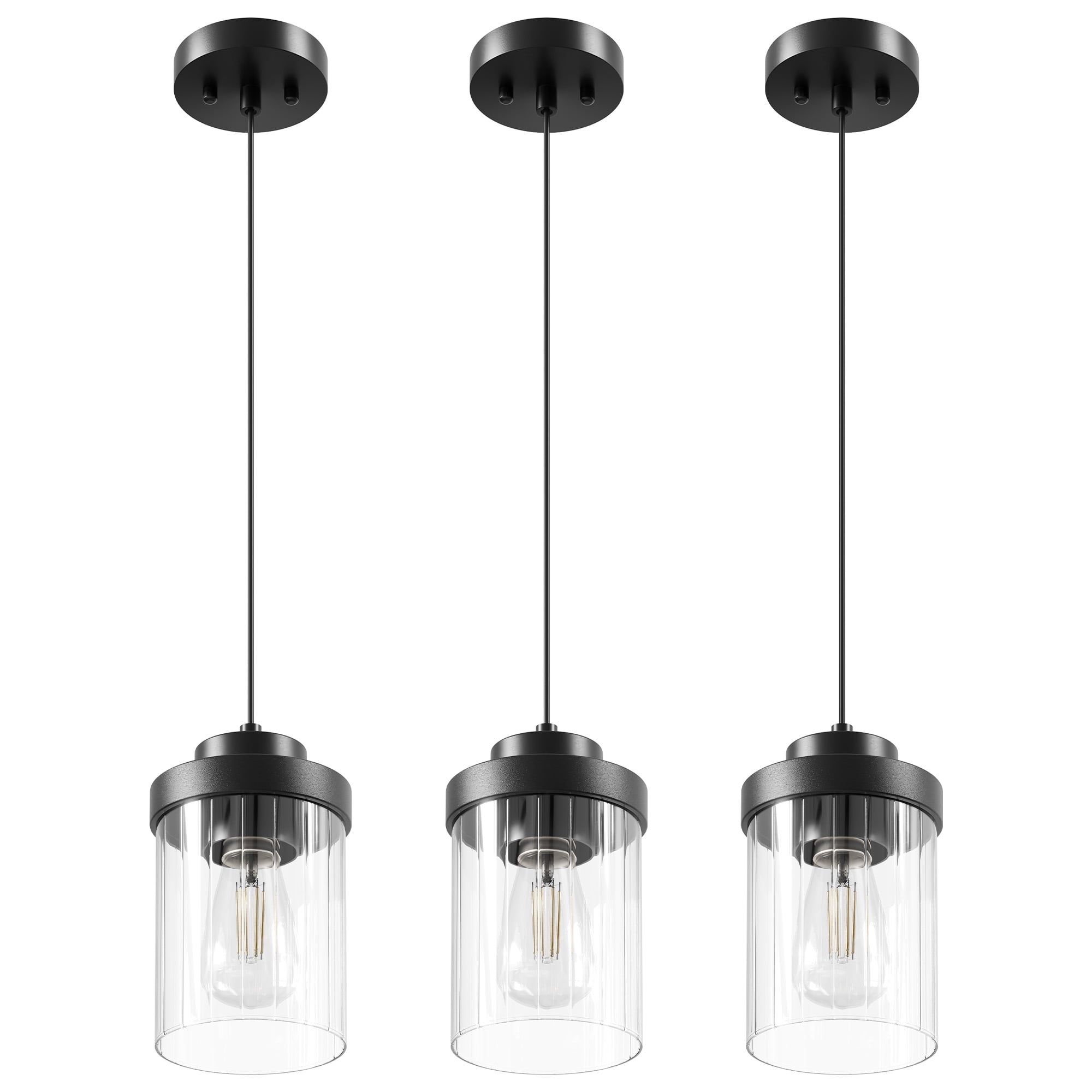 Bestco Pendant Light Fixtures with Adjustable Height for Kitchen Island ...
