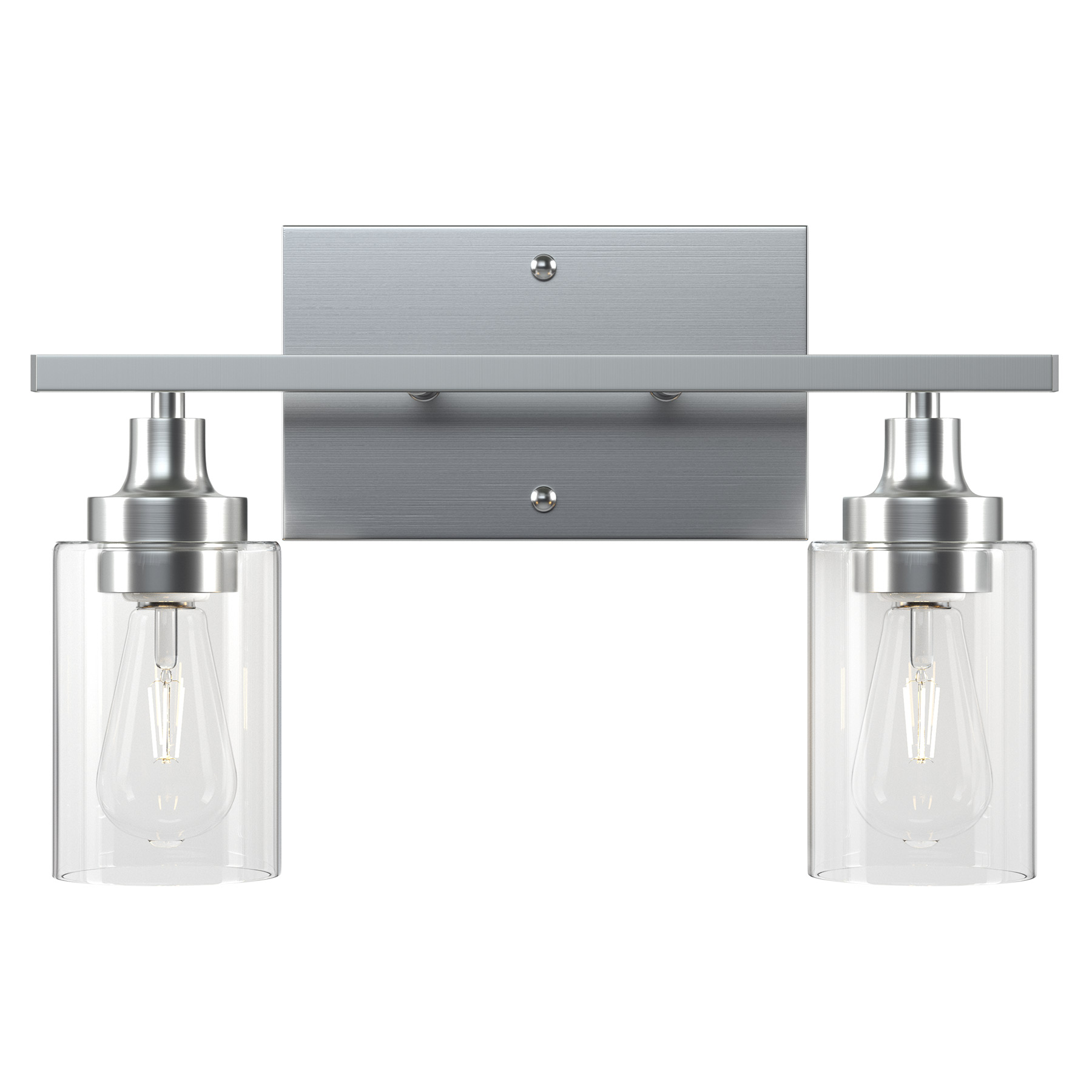 Bestco Wall Light for Bathroom Vanity Bedroom Hallway Metal 2-Light ...