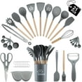Bestdin 21PCS Utensils Set, Non-Stick Silicone Cooking Kitchen Utensils ...