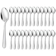 Jeaker Dinner Spoons Set of 12 Pieces, Stainless Steel Table Spoons Set ...