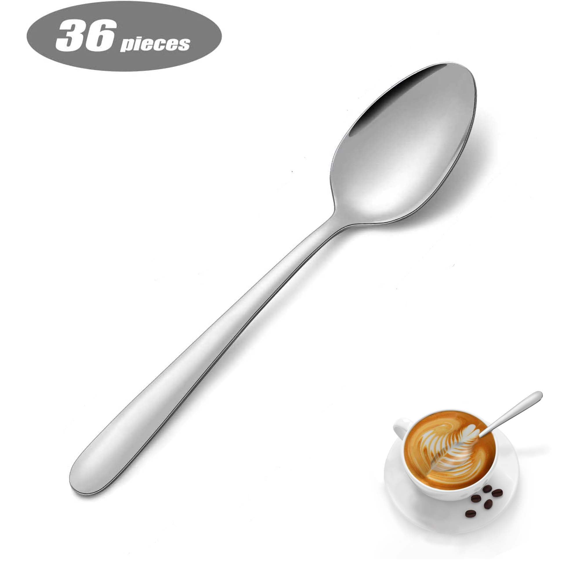 Bestdin 36-Piece 5.9" Stainless Steel Teaspoons, Multi-Purpose ...