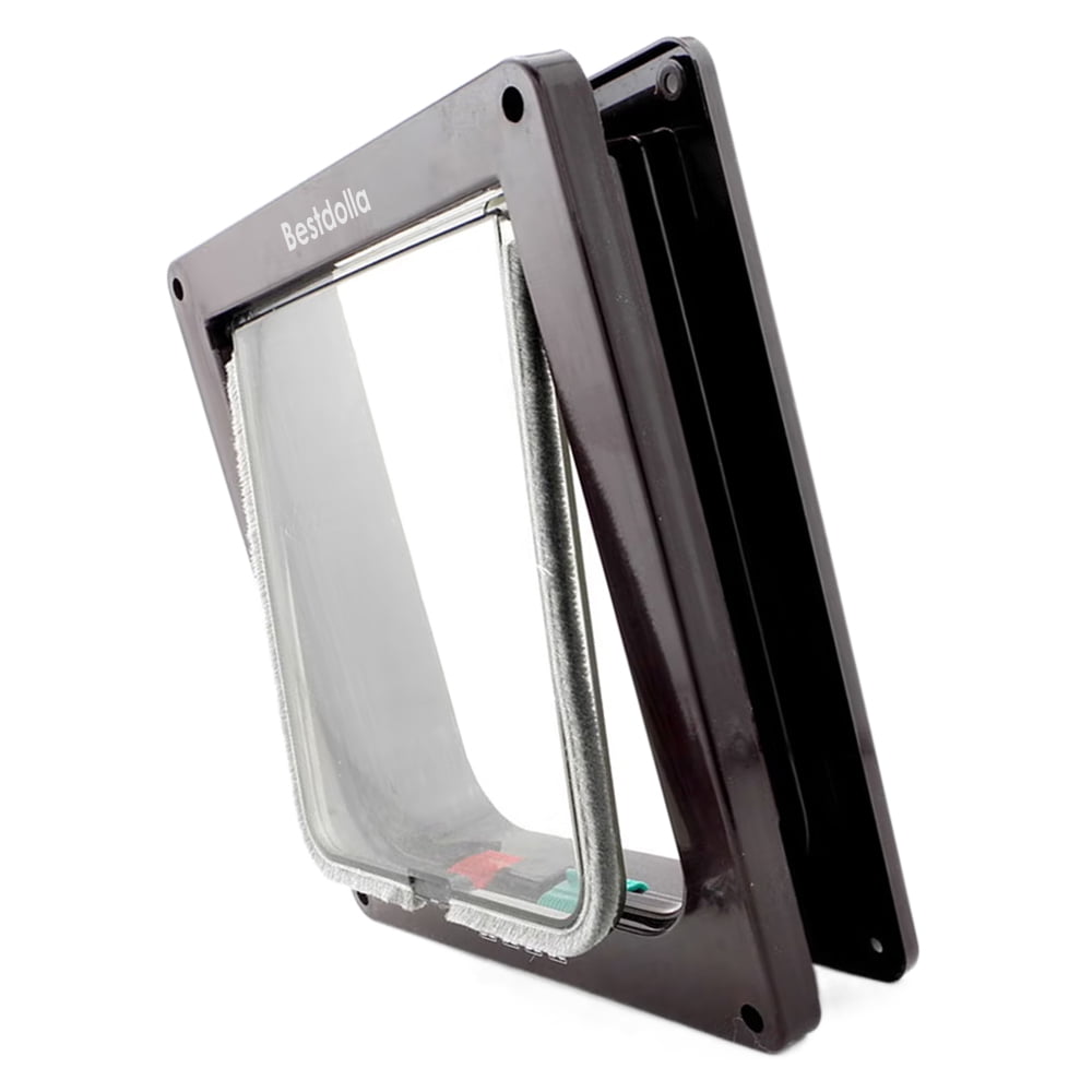 Bestdolla Metal pet doors, Cat Door for Door, All Aluminum Frame, Small ...