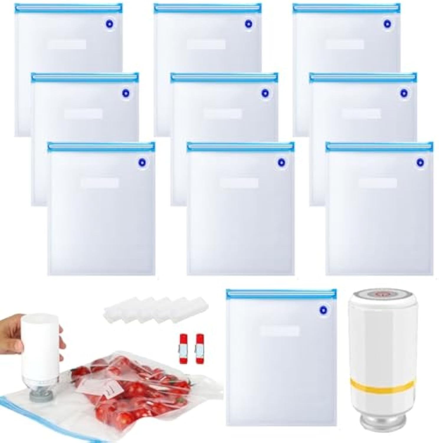 Bestdoneit, Bestdoneit Vacuum Sealer, Vacuum Sealing Bag Set, Vacuum ...