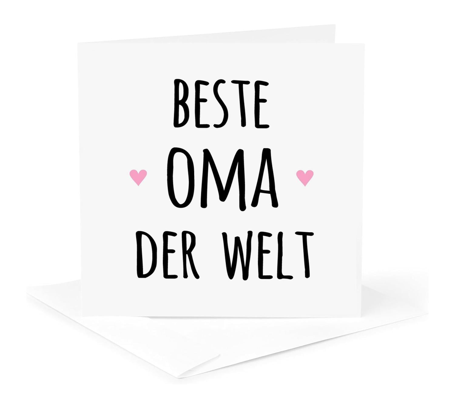 3drose, Beste Oma Der Welt - Best Grandma in the World in German ...