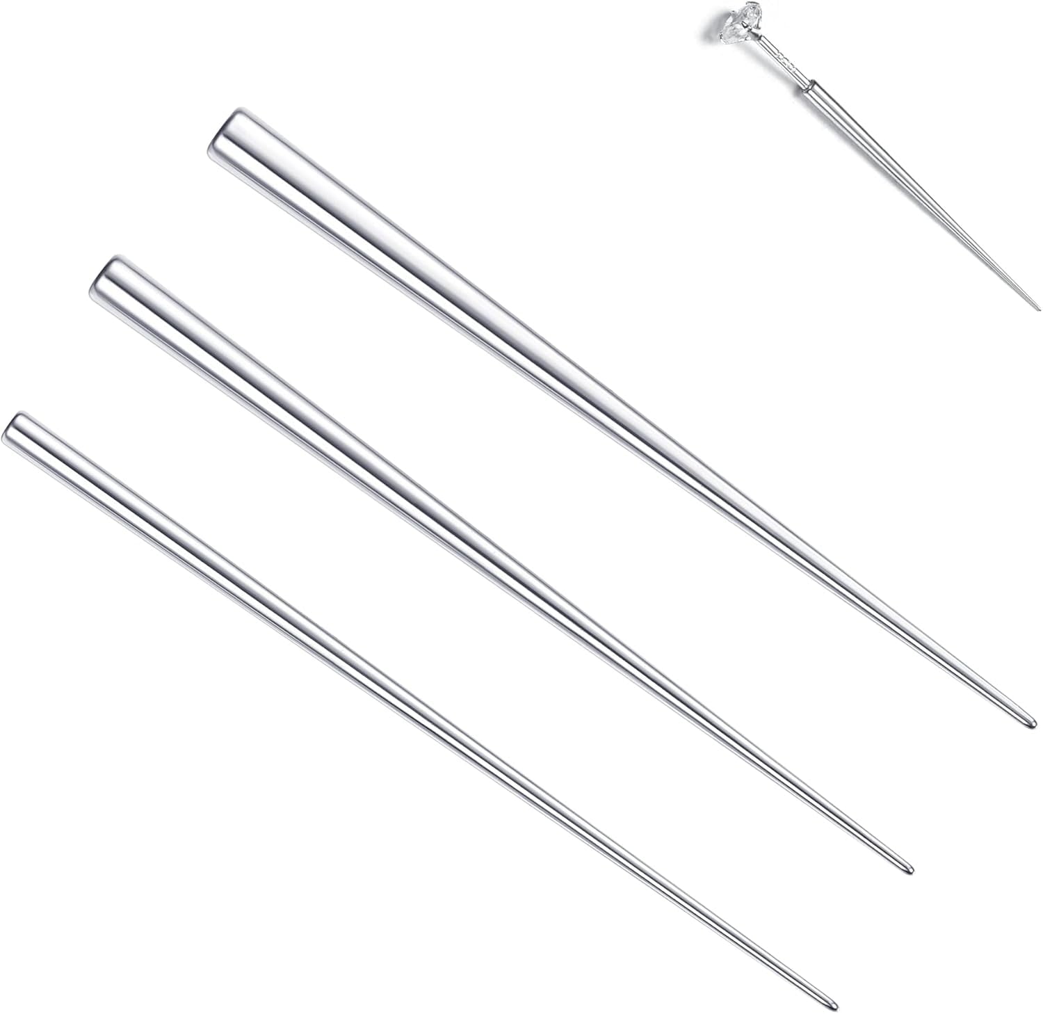 Besteel 3 Pcs Body Taper Piercing Kit Surgical Steel Piercing Insertion ...