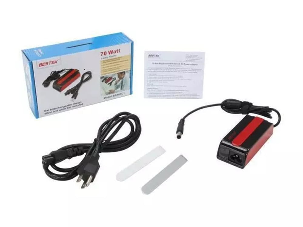 Bestek BTA07C1 Laptop Adapter with Power Cord 70W - Walmart.com