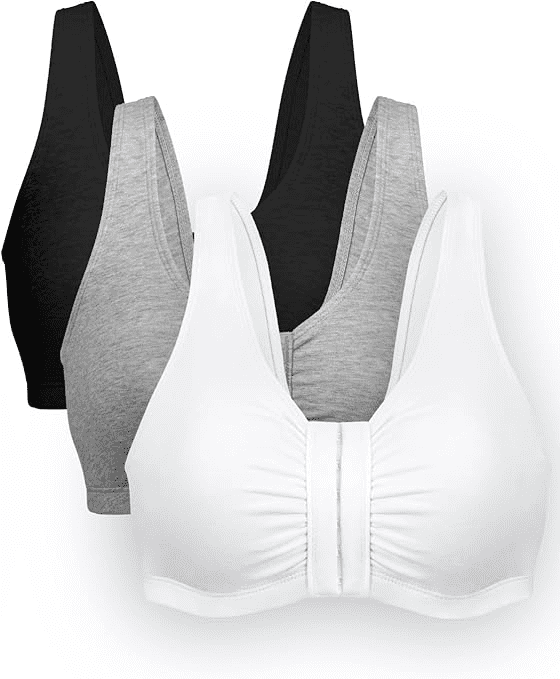 Bestform Comfotable Unlined Wireless Cotton Stretch Front Closure ...