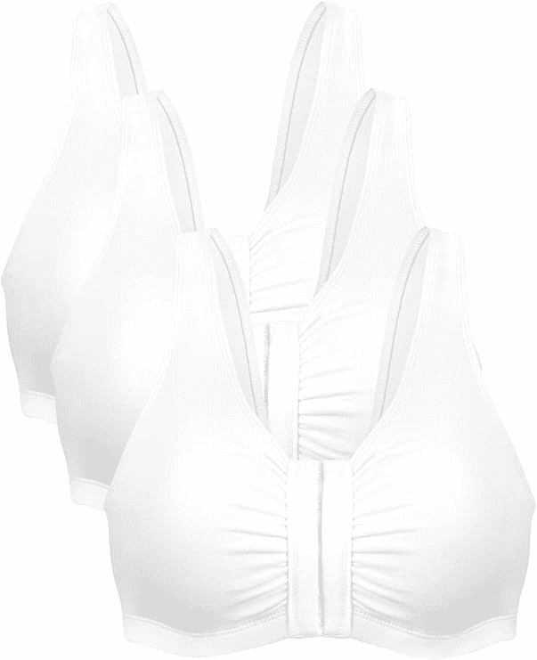 Bestform Comfotable Unlined Wireless Cotton Stretch Front Closure ...