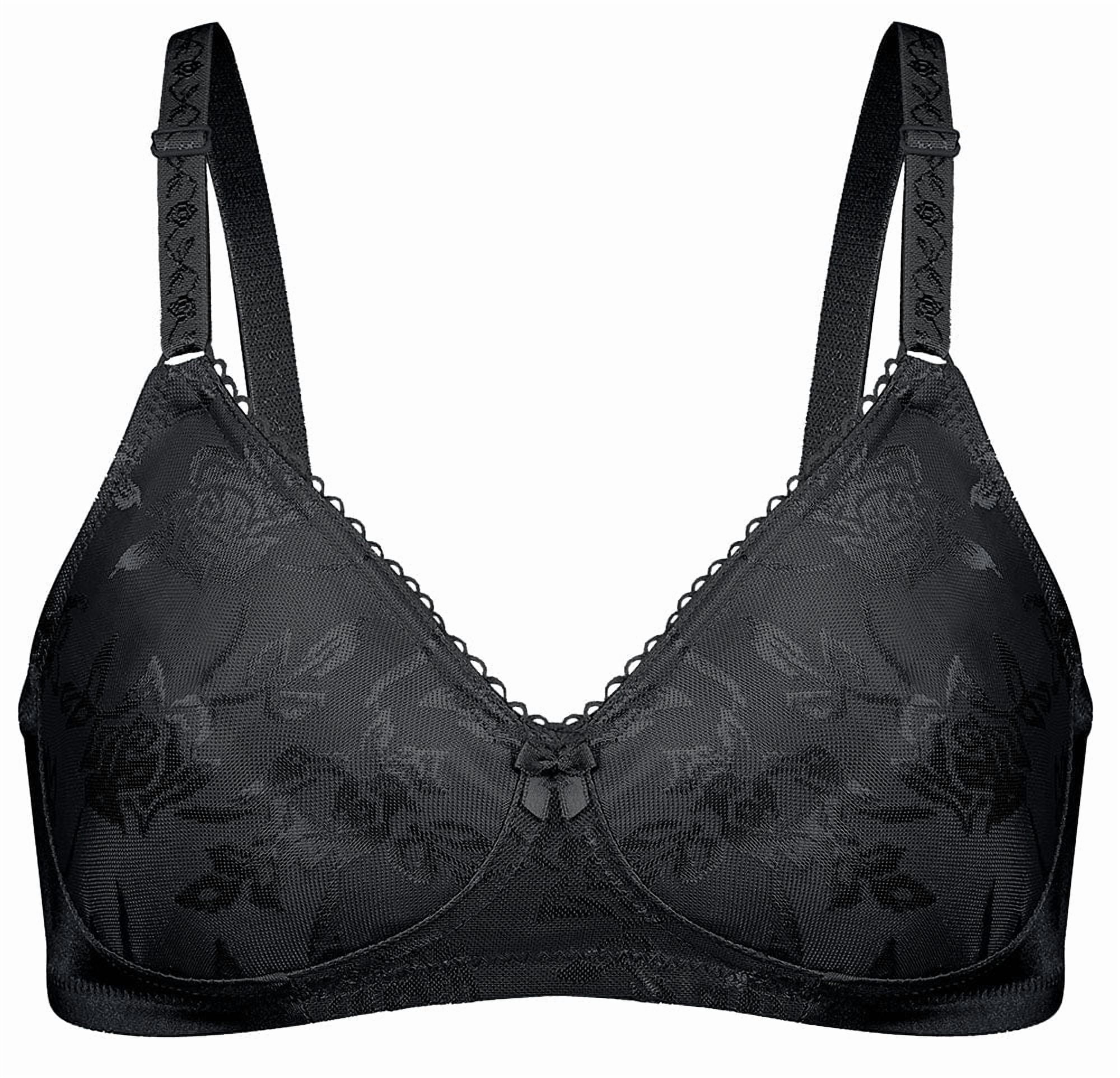 Womens Bestform 5006222 Floral Jacquard Wireless Soft Cup Bra with ...