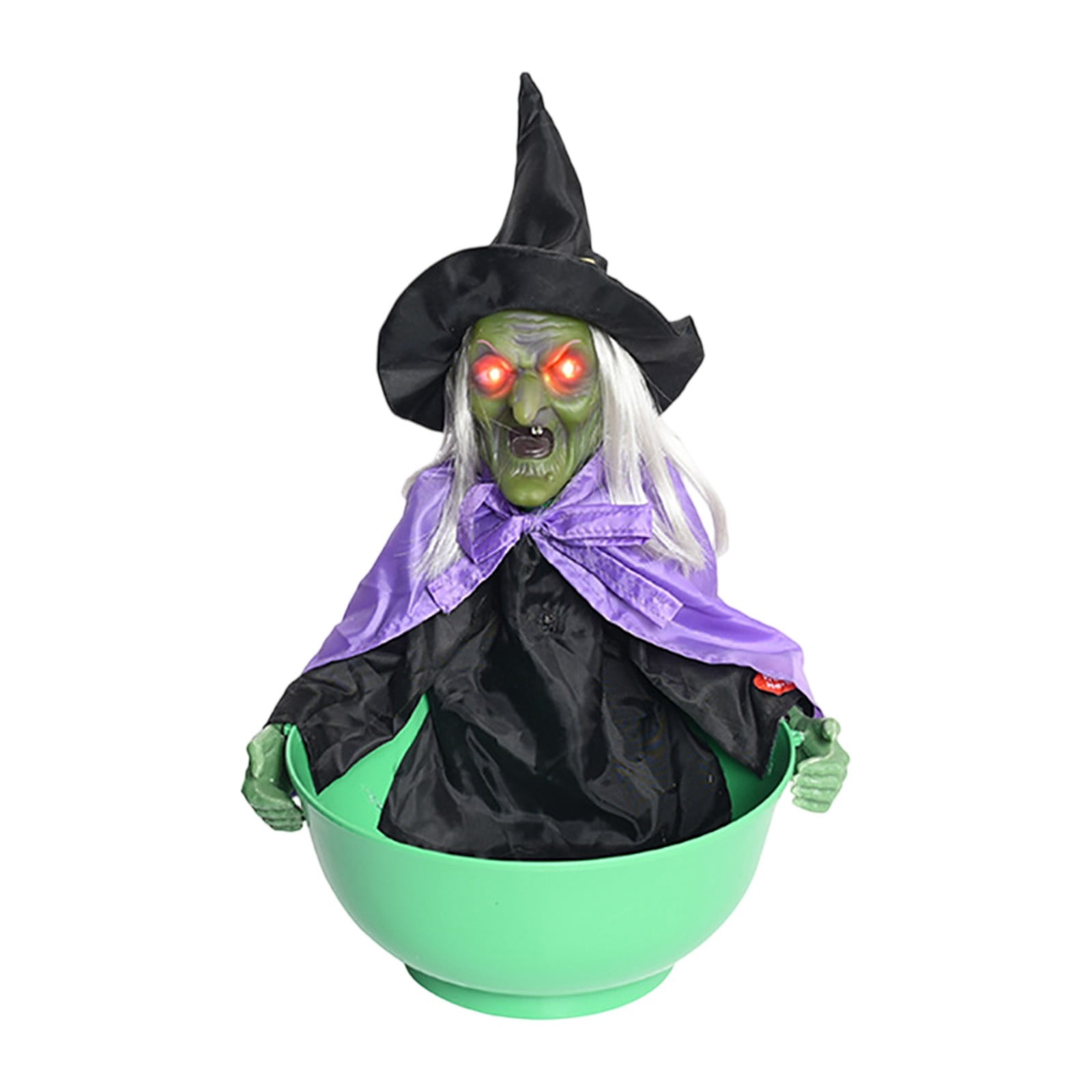 Besthm 2025 Halloween Animated Witch Candy Holder|Halloween Candy Bowl ...
