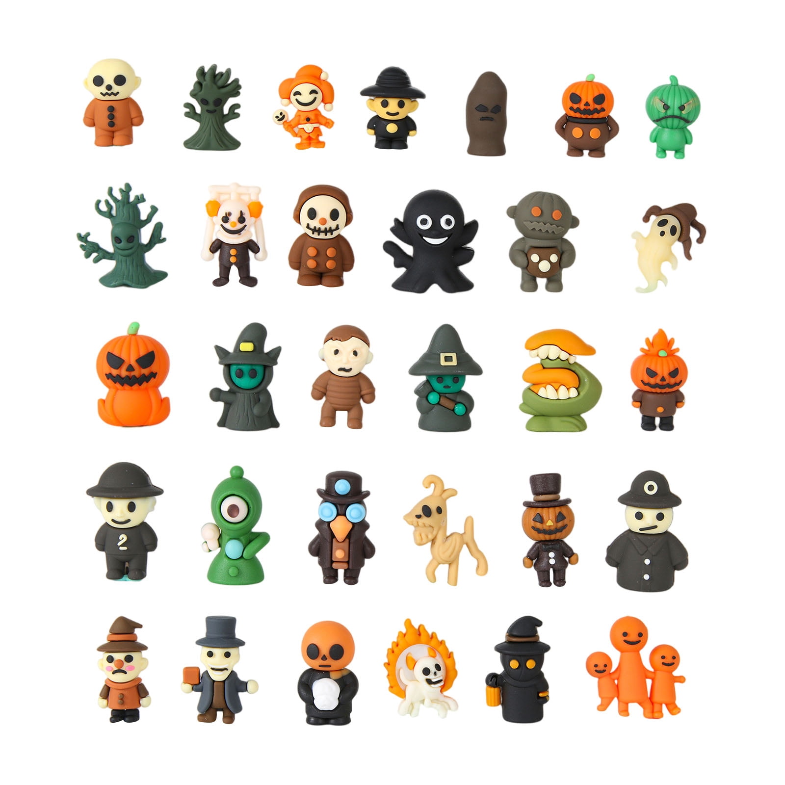 Besthm 31 Nights of Fright Halloween Countdown Box with 3D Figurines ...