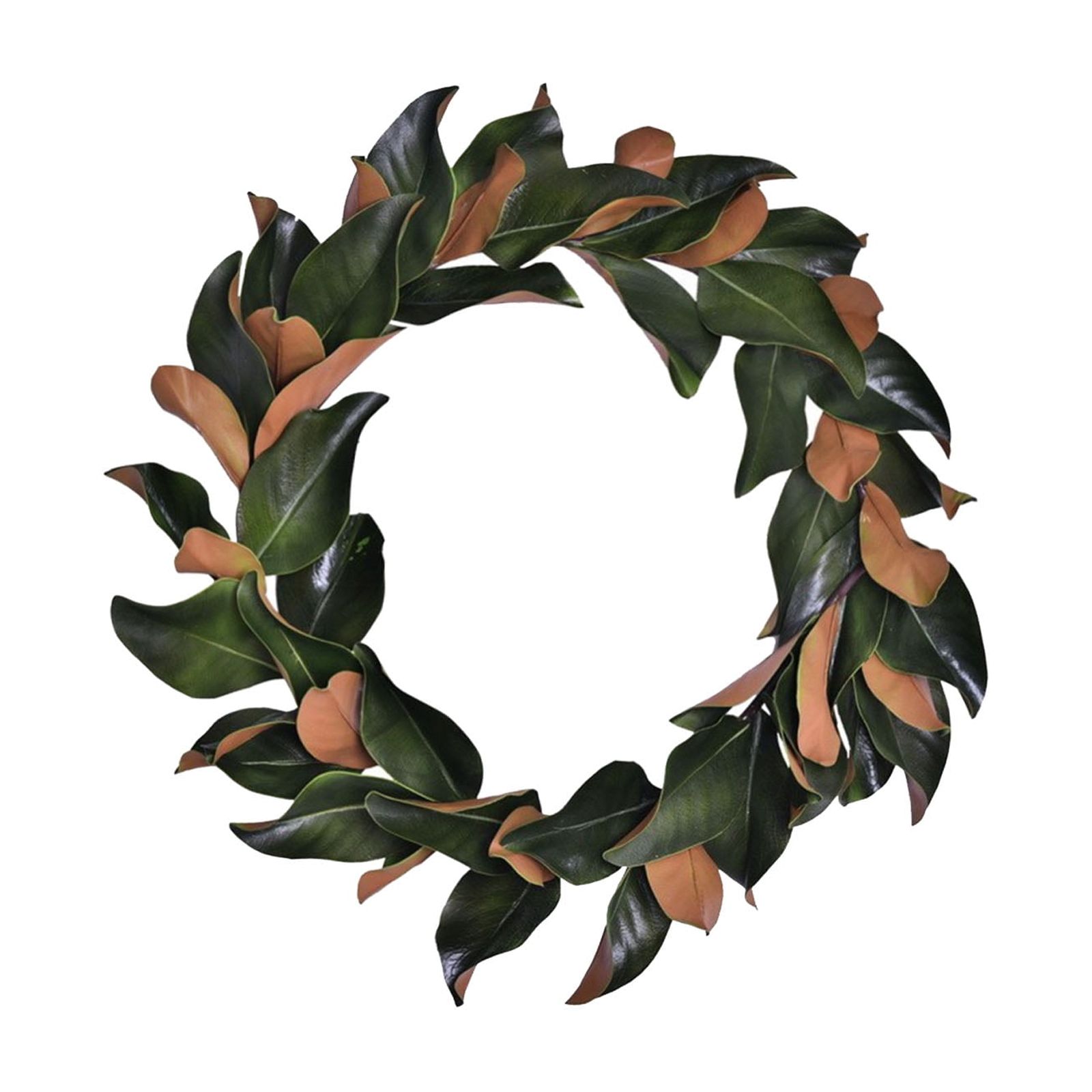 Besthm 4.7 FT Artificial Magnolia Leaves Christmas Wreaths, Christmas ...