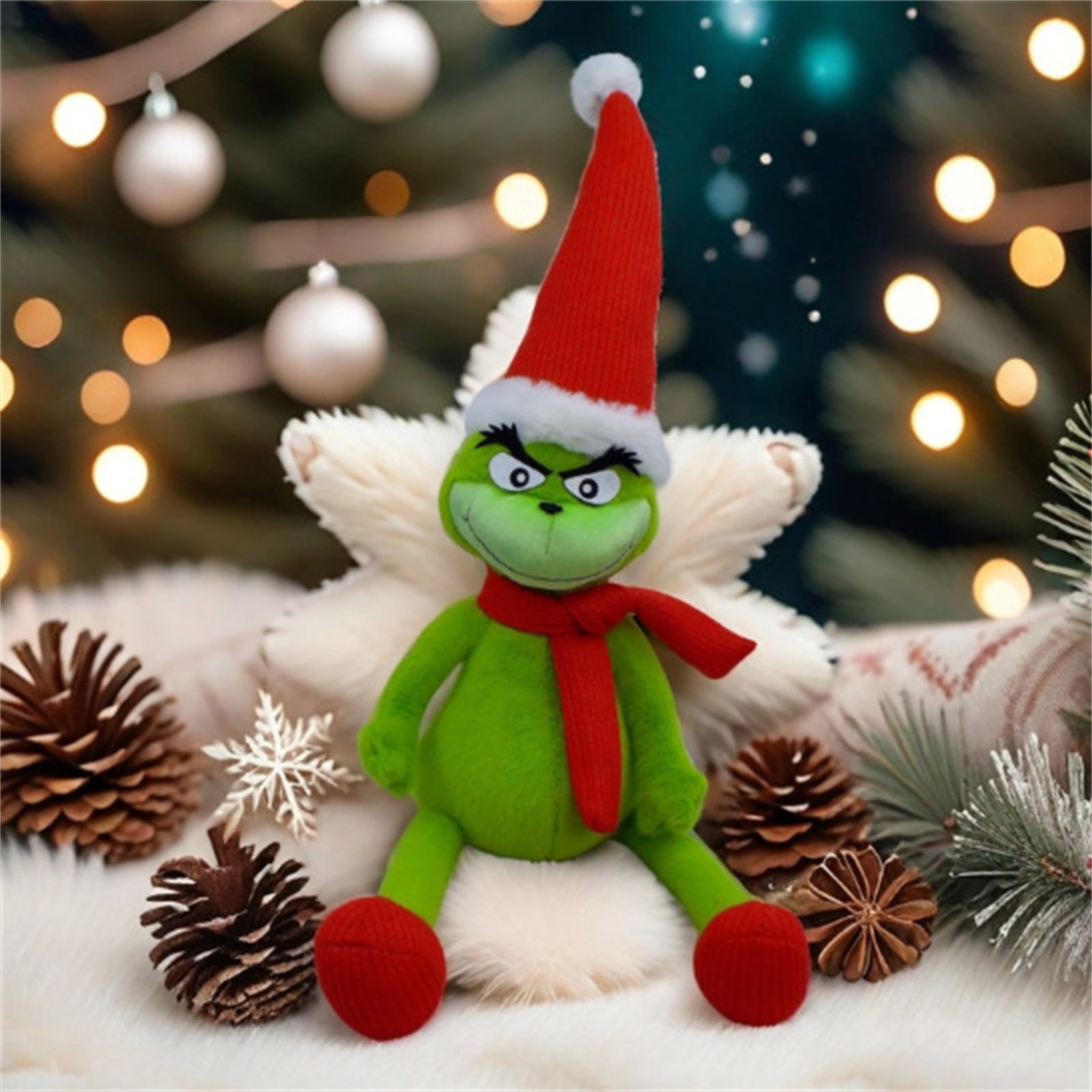 Besthm Christmas Green Stuffed animal, 24.4 inches Soft Green Plush ...