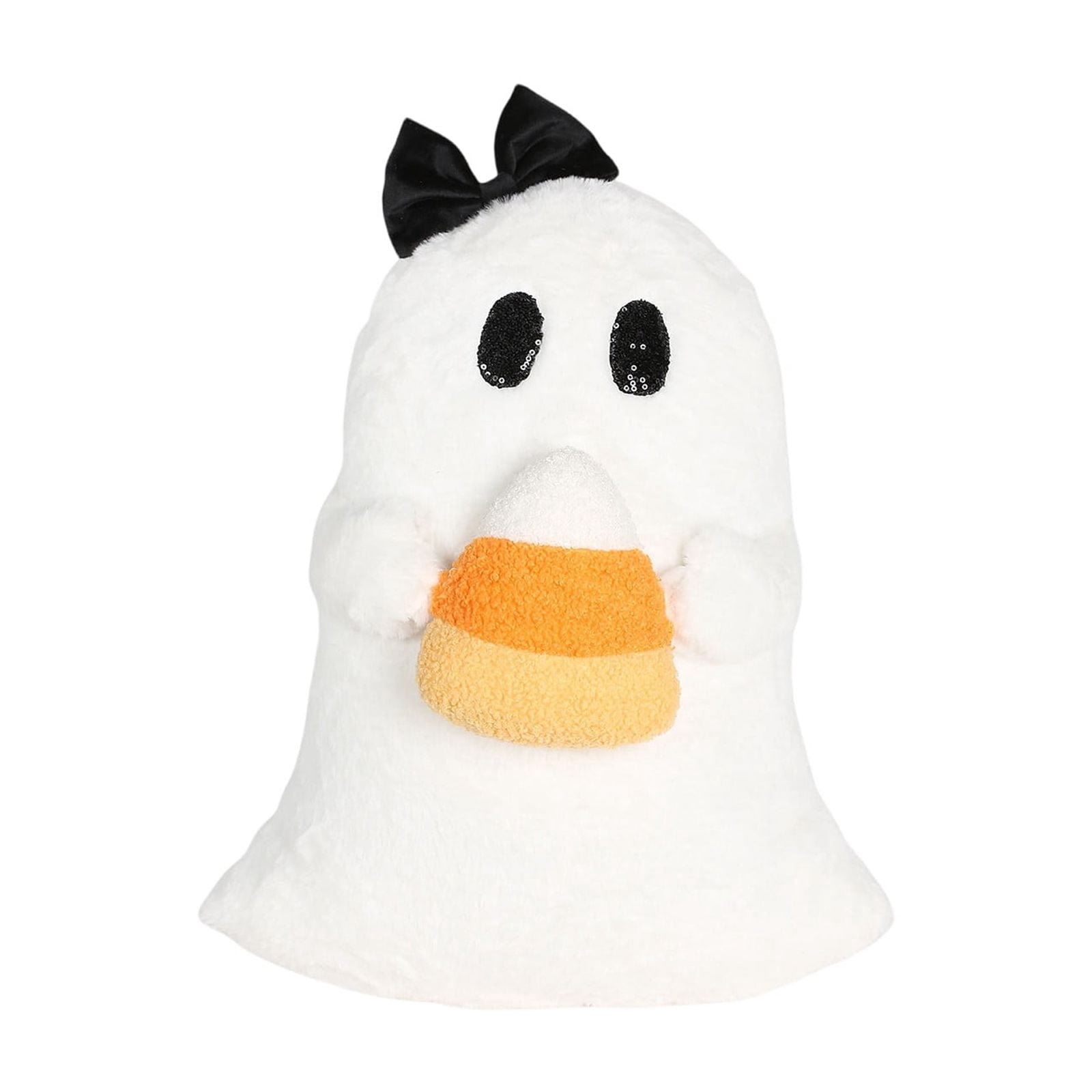 Besthm Cute Ghost Halloween Plush Throw Pillow, Spooky Halloween ...