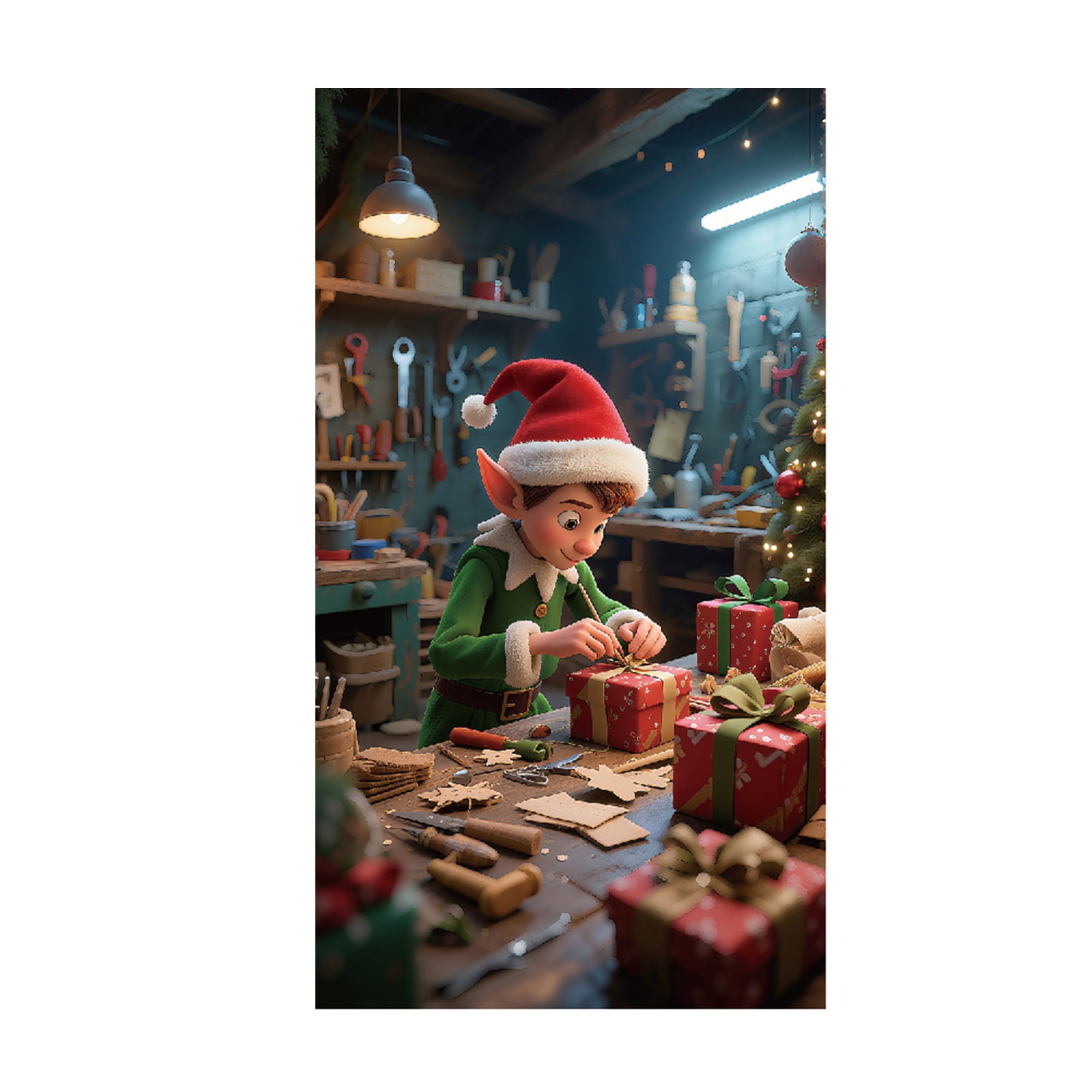 Besthm G-rinch Christmas Decorations Door Curtain, Christmas Door Width ...